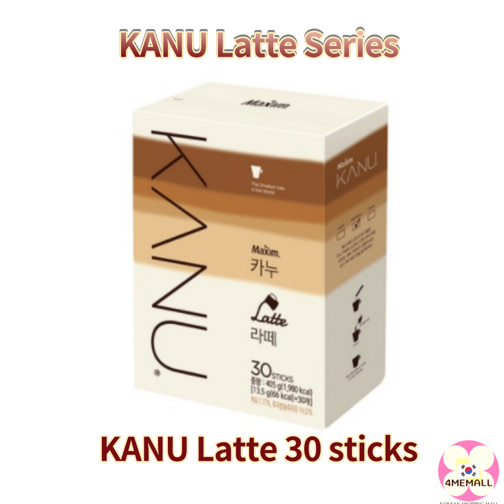 [ Maxim KANU Latte Series] Korea Kanu Coffee Mix 24T / 30T (Espresso ...
