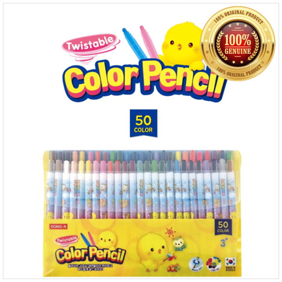 [DONG-A] Twistable Color Pencil (50 color) - Now In Seoul