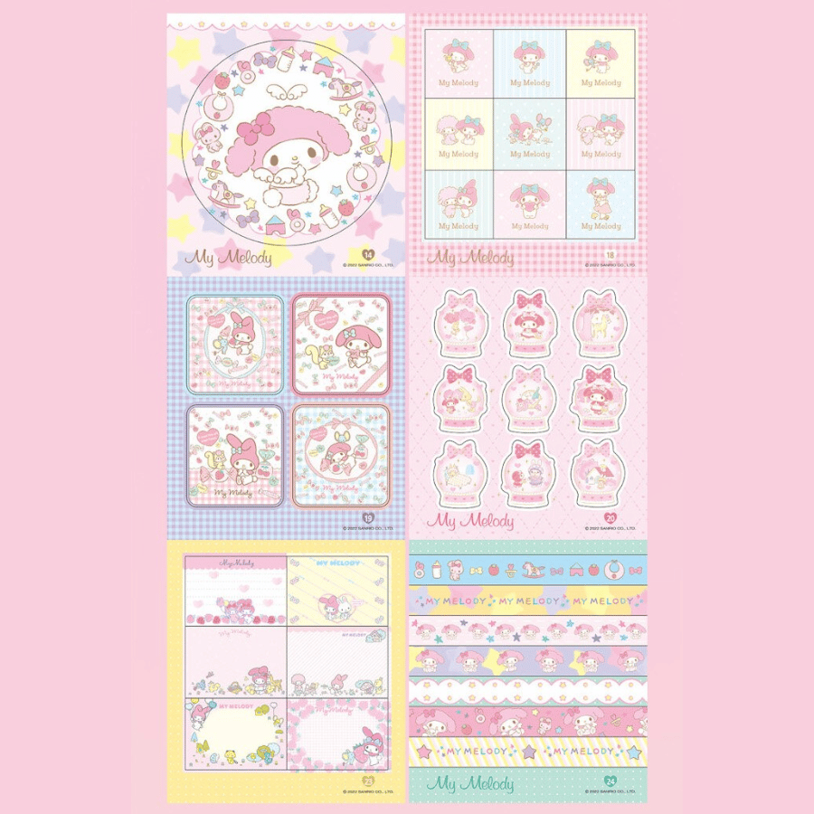 My Melody Sticker Mini Book - Now In Seoul