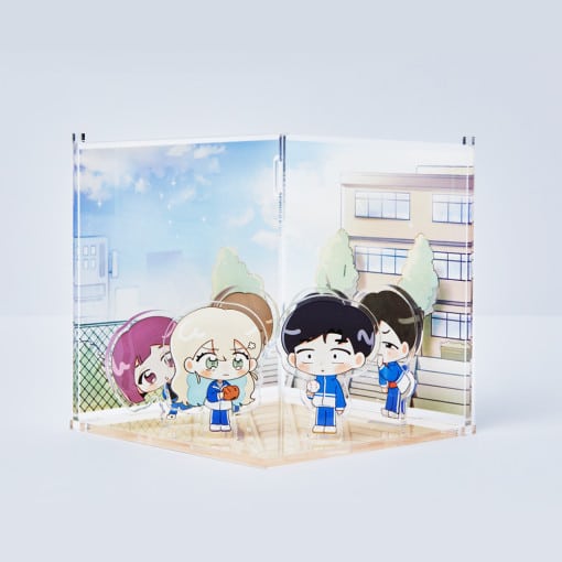 Webtoon Friends Acrylic Room Diorama - Now In Seoul