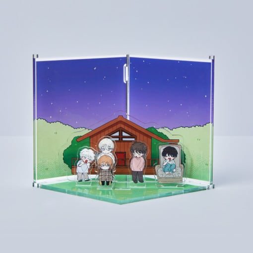 Webtoon Friends Acrylic Room Diorama - Now In Seoul