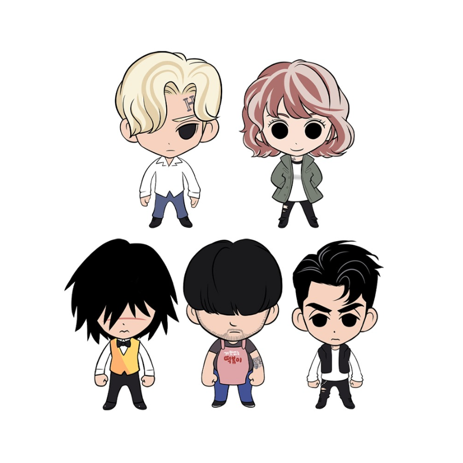 Lookism Sticker Set - Now In Seoul