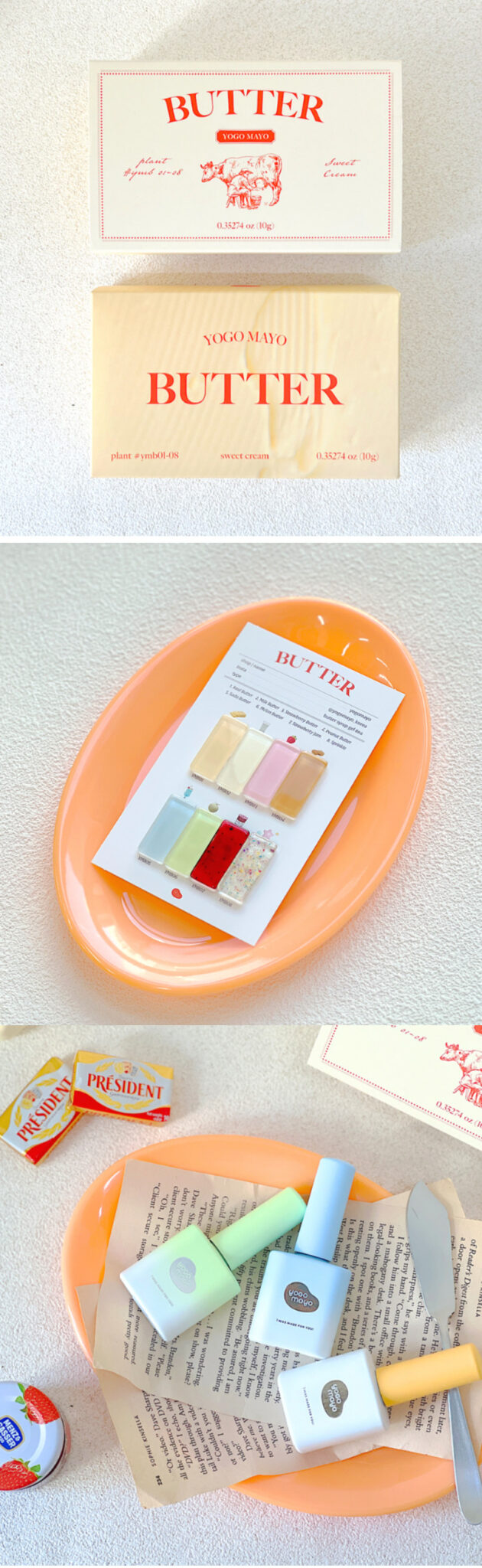 YOGO mayo / BUTTER 8 Set Syrup gel / nail - Now In Seoul