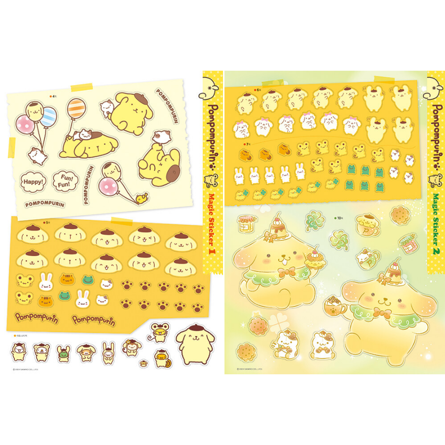 Pompompurin Magic Stiker Book - Now In Seoul