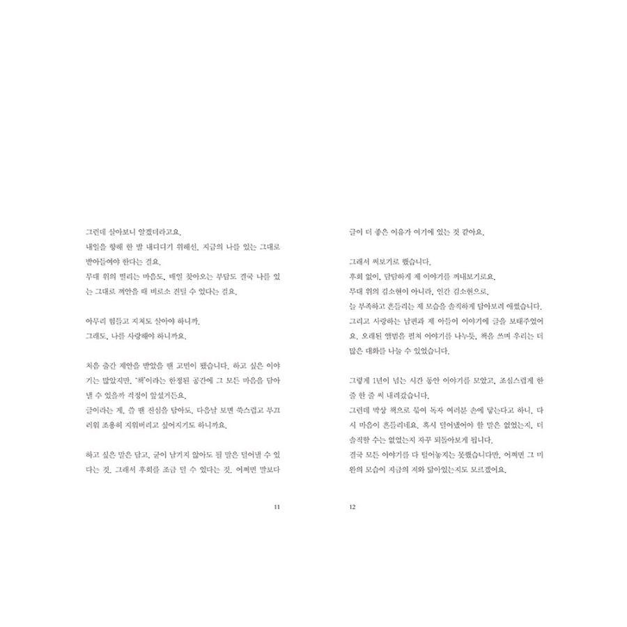 Still It's Me,그래도 나니까,Korean Actress KIM Sohyeon's Essay - Now In Seoul