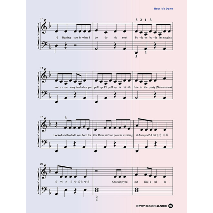K-POP Demon Hunters Piano Music Collection Very Easy Version - Now In Seoul
