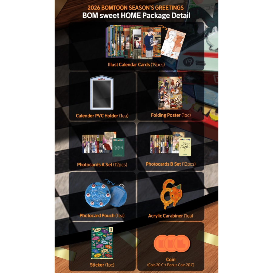 2026 Bomtoon Season's Greetings BOM sweet HOME - Now In Seoul