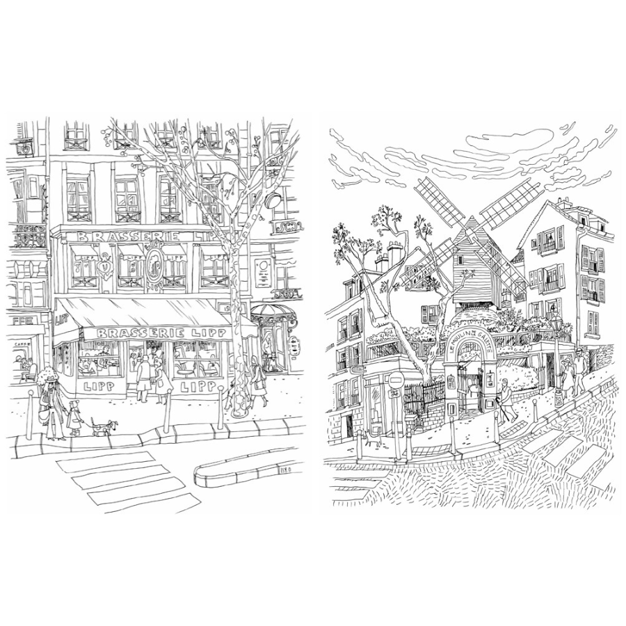 Bonjour France Coloring Book - Now In Seoul