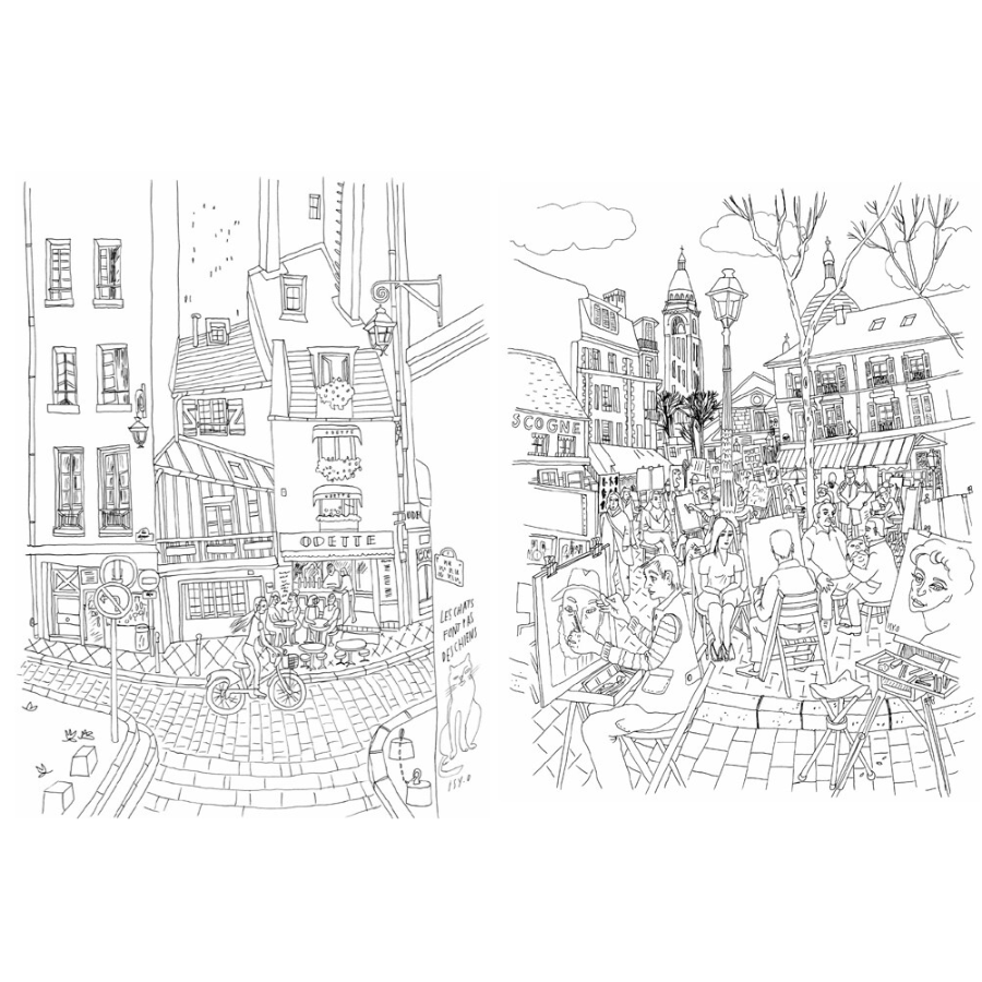 Bonjour France Coloring Book - Now In Seoul