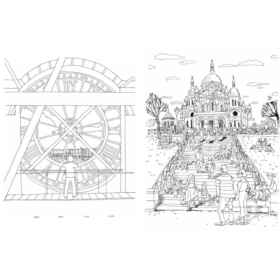 Bonjour France Coloring Book - Now In Seoul