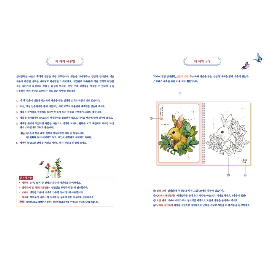 Senior Healing Coloring Book: Good Fortune Descends - Now In Seoul