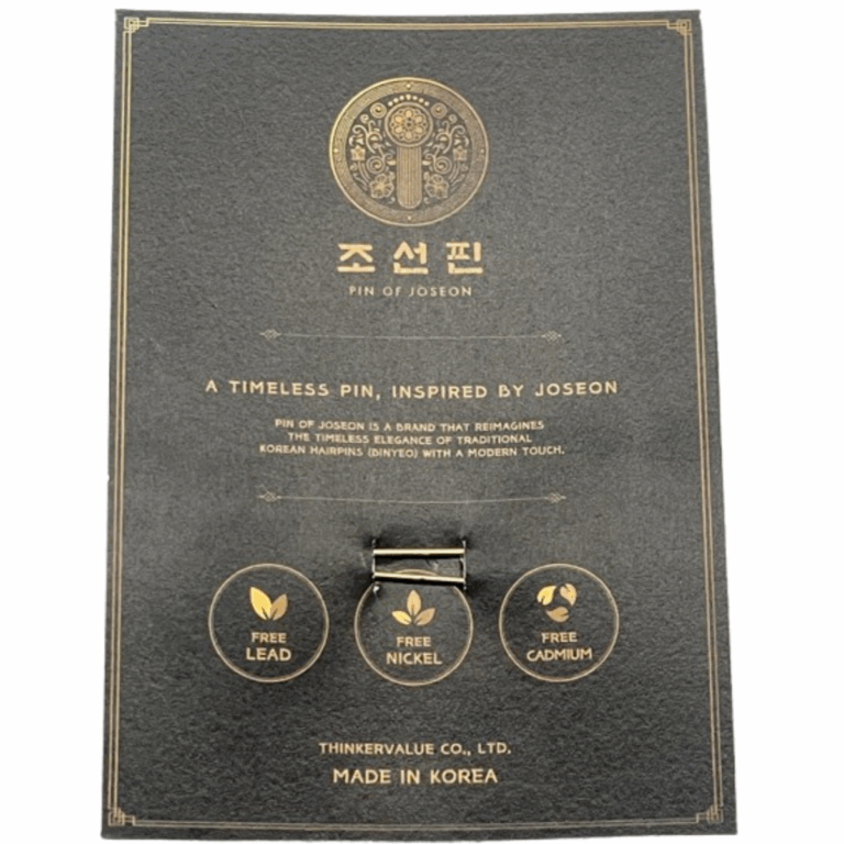 Pin of Joseon Gold Moon Hairpin – Korean Heritage Inspired Binyeo Style ...